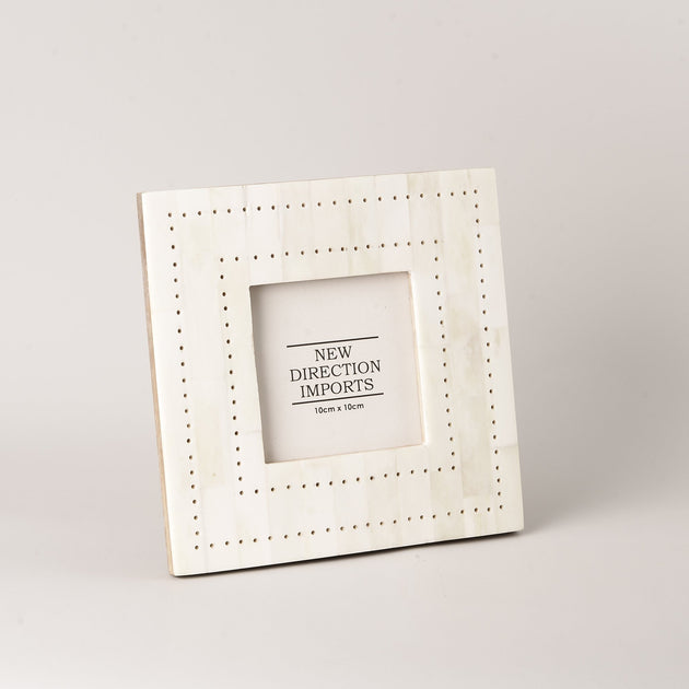 Handmade white bone frame (3 sizes) – thecuriouscollector.myshopify.com