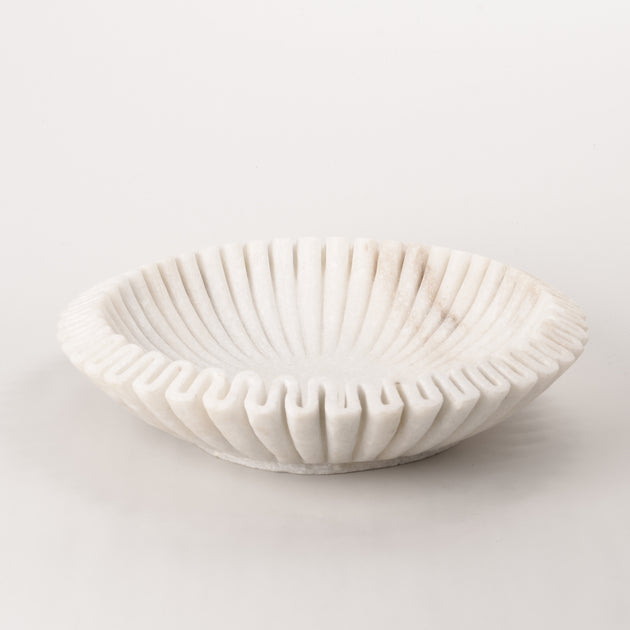handmade marble fluted bowls (3 sizes) – thecuriouscollector.myshopify.com