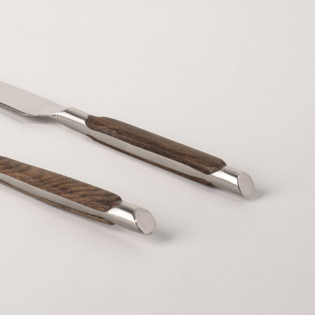 Wood inlaid Handle knife – thecuriouscollector.myshopify.com