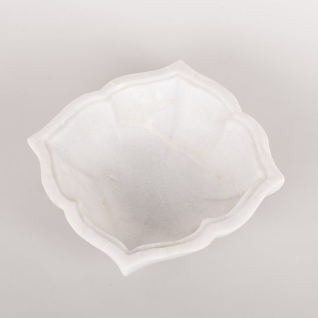 Square marble flower bowl in 2 sizes – thecuriouscollector.myshopify.com
