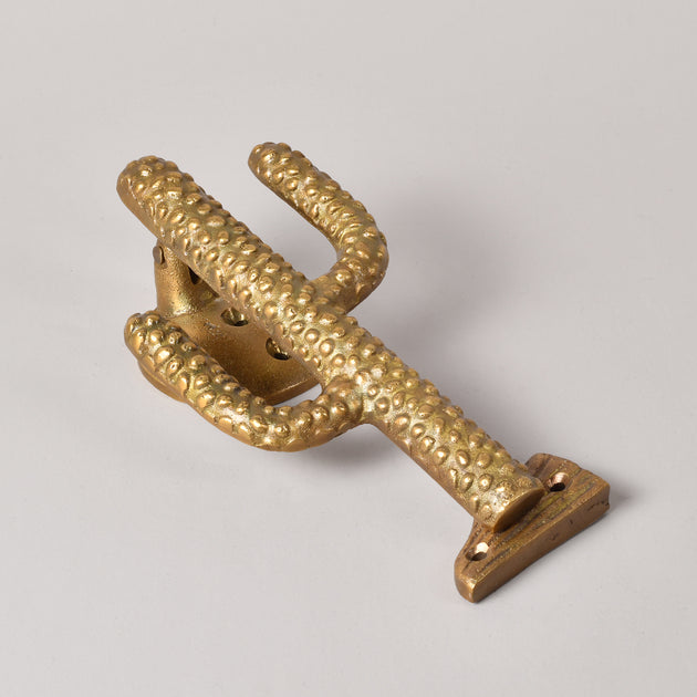 Brass cactus door knocker – thecuriouscollector.myshopify.com