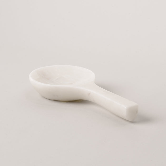 Mini White Marble Spoon Rest – thecuriouscollector.myshopify.com